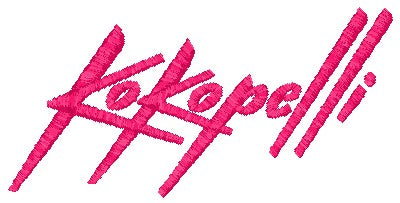 EMB. 4666.ALTO LAKES GOLF CLUB-KOKOPELLI FONT SIZE 2.51 X 1.24 [EMB ...